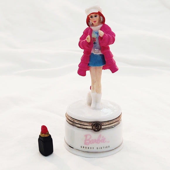 Barbie | Accents | Vintage Barbie Groovy Sixties Porcelain Hinged Phb ...